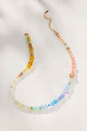 Anthropologie Rabow Stone Beaded Necklace Solstice