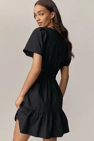 THE SOMERSET COLLECTION BY ANTHROPOLOGIE Somerset Mini Dress - Black