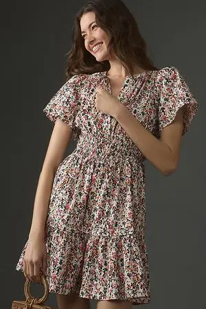 THE SOMERSET COLLECTION BY ANTHROPOLOGIE The Somerset Collection By Anthropologie Somerset Mini Dress Pink