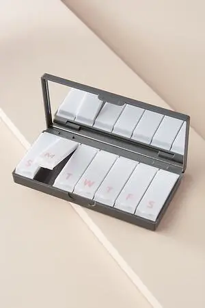 PORT AND POLISH Pill Box - Grey