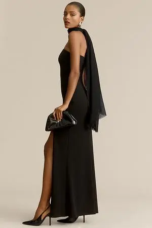 BHLDN Rue Semi-sheer Raw-edge Pashma Wrap