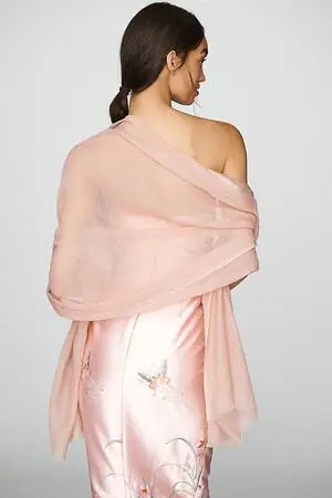 Bhldn Rue Semi-sheer Wrap - Peach