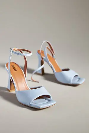 Maeve Ankle-Strap Heels Blue