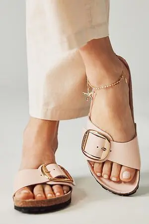 BIRKENSTOCK Madrid Big Buckle High Shine Sandals - Pink