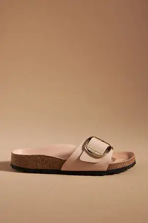 BIRKENSTOCK Birkenstock Madrid Big Buckle High Shine Sandals White