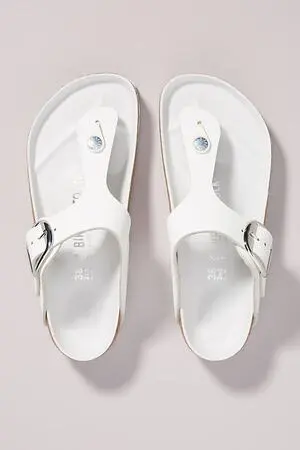 BIRKENSTOCK Gizeh Big Buckle Smooth Leather Sandals