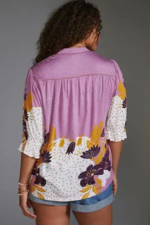 BL-NK Stephanie Top - Purple Print