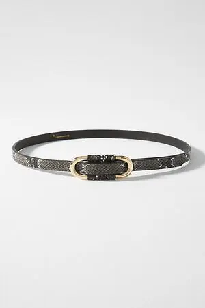 Anthropologie By Anthropologie The Blake Skinny Belt Black