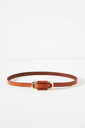 Anthropologie By Anthropologie The Blake Skinny Belt Cedar