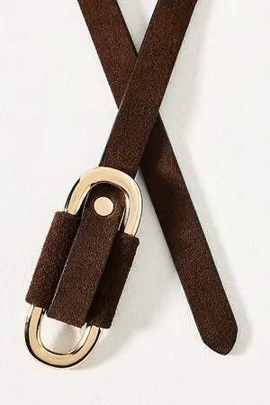 Anthropologie The Blake Belt - Chocolate