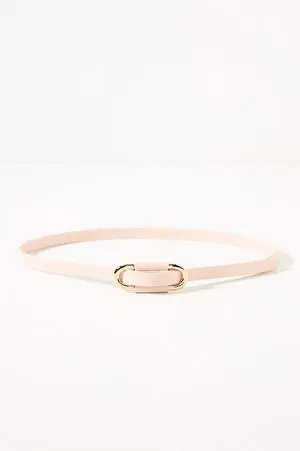 Anthropologie By Anthropologie The Blake Skinny Belt Petal Pink