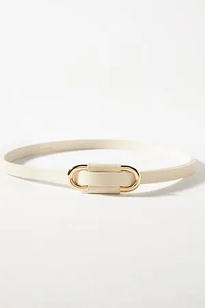 Anthropologie By Anthropologie The Blake Skinny Belt White