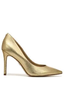 Sam Edelman Sam Edelman Hazel Pointed-Toe Stiletto Heels Gold