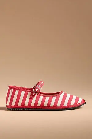 VIBI VENEZIA Mary Jane Flats Red