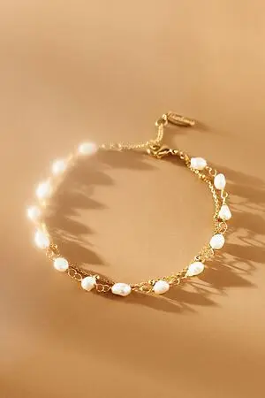 SEREFINA Tribeca Pearl Bracelet Pearl
