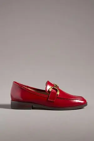 BIBI LOU Zagreb Leather Loafers Red