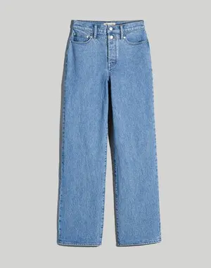 Madewell The Perfect Vintage Wide-leg Jean In Button-fly Edition