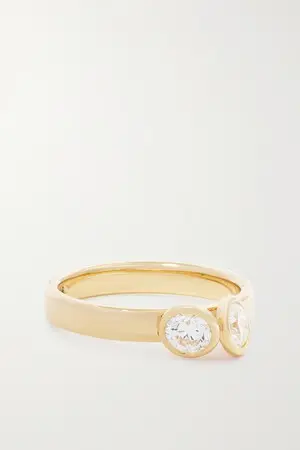 COURBET Origine 18-karat Recycled Laboratory-grown Diamond Ring - Gold