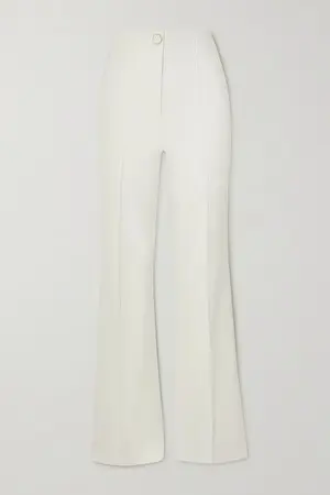 Veronica Beard Judy Stretch-crepe Straight-leg Pants