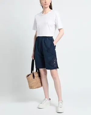 PINK MEMORIES Bermuda Shorts - Navy Blue