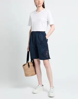 PINK MEMORIES Bermuda Shorts - Navy Blue