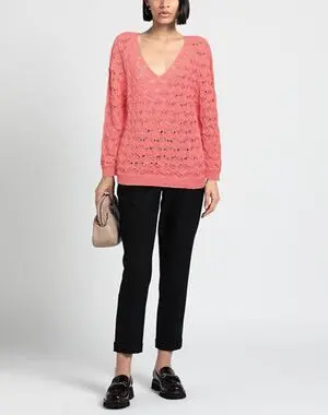 PINK MEMORIES Sweater With Open-knit Design