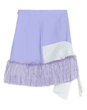 Elisabetta Franchi Mini Flared Skirt - Purple
