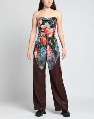 KAOS Floral-print Crepe Top
