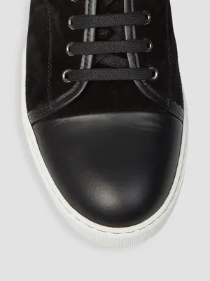 LANVIN Suede Cap Toe Sneakers