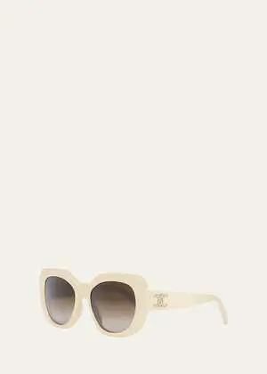 Celine Triomphe Butterfly Sunglasses Ivory Gradie
