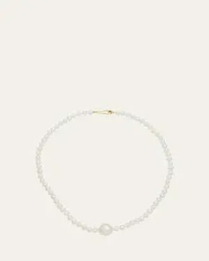Mizuki Full Freshwater Pearl Strand Necklace