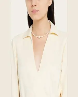 Mizuki Full Freshwater Pearl Strand Necklace