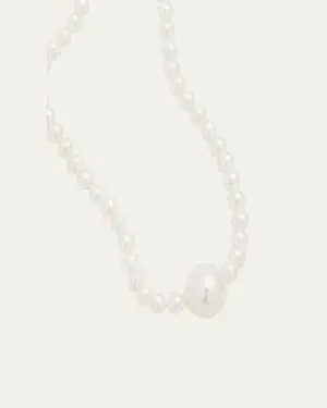 Mizuki Full Freshwater Pearl Strand Necklace