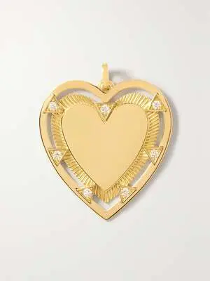 FOUNDRAE True Love 18-karat Diamond Pendant