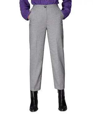 Whistles Tailored Check Trousers