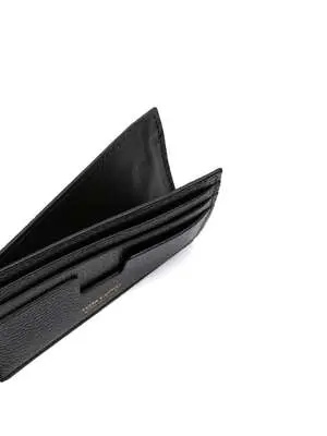 TOM FORD Logo-print Grained-leather Cardholder - Black
