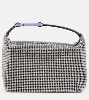 EERA Eéra Moonbag Embellished Mesh Shoulder Bag
