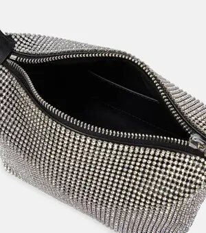 EERA Eéra Moonbag Embellished Mesh Shoulder Bag