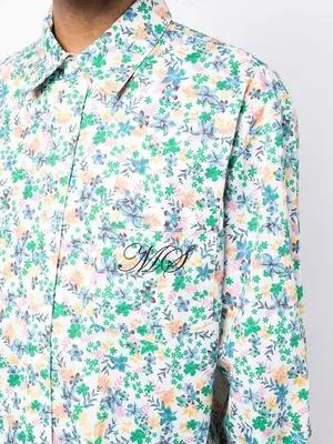 MARINE SERRE Floral-print Shirt