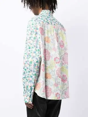 MARINE SERRE Floral-print Shirt