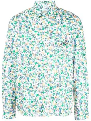 MARINE SERRE Floral-print Shirt