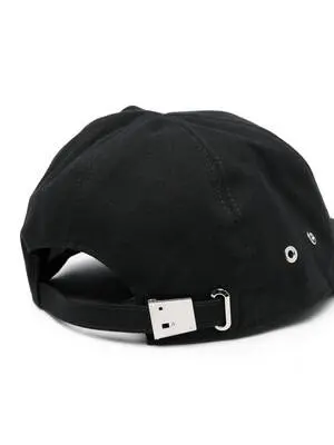 1017 Alyx 9sm Logo-embroidered Baseball Cap Black/white