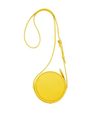 COURREGES Re-edition Circle Leather Bag - Yellow