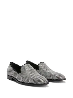 GIUSEPPE ZANOTTI Jareth Disco Crystal-embellished Loafers