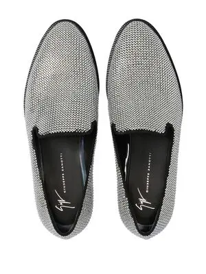 GIUSEPPE ZANOTTI Jareth Disco Crystal-embellished Loafers