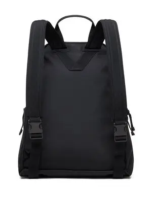 Valentino Garavani Vltn Logo Patch Backpack - Black
