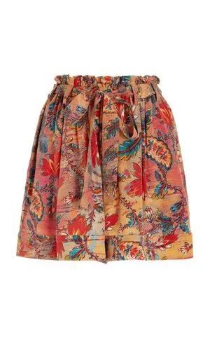 Ulla Johnson Leica Silk Mini Shorts