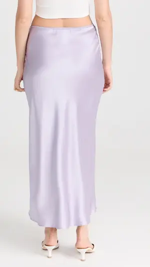 REFORMATION Layla Silk Skirt