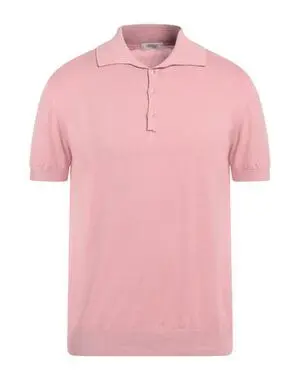 Crossley Cotton Knit Polo Sweater Pink