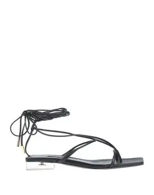 Versace Thong Sandal With Tie Fastening